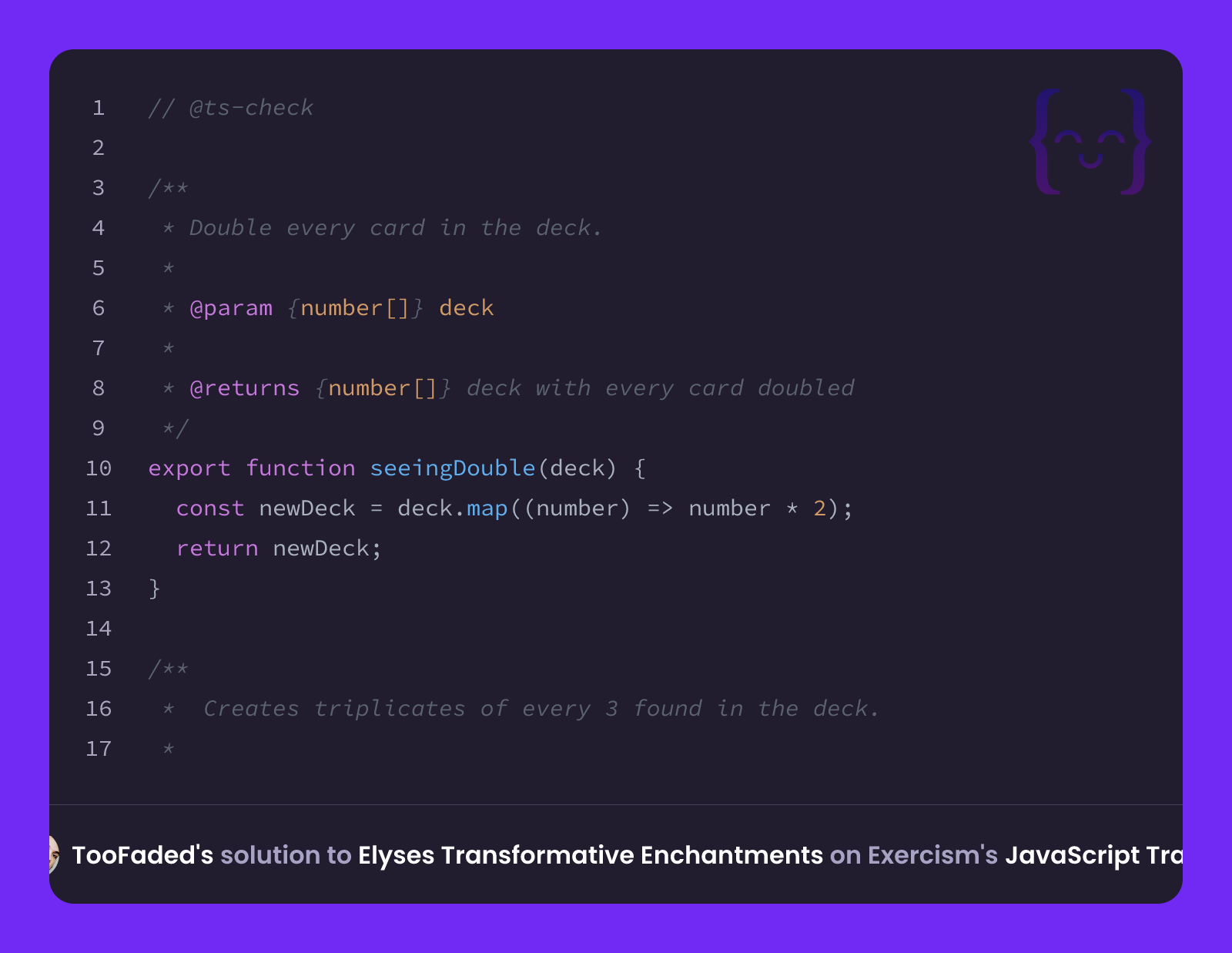 TooFaded's solution for Elyses Transformative Enchantments in ...